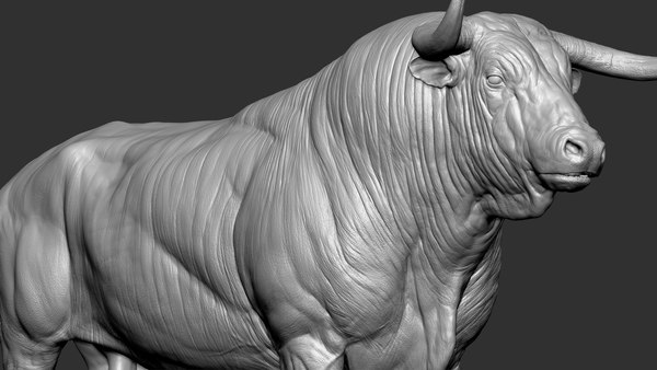 Bull el Toro VFX Zbrush Sculpture Digitale 3D model - TurboSquid 1803984