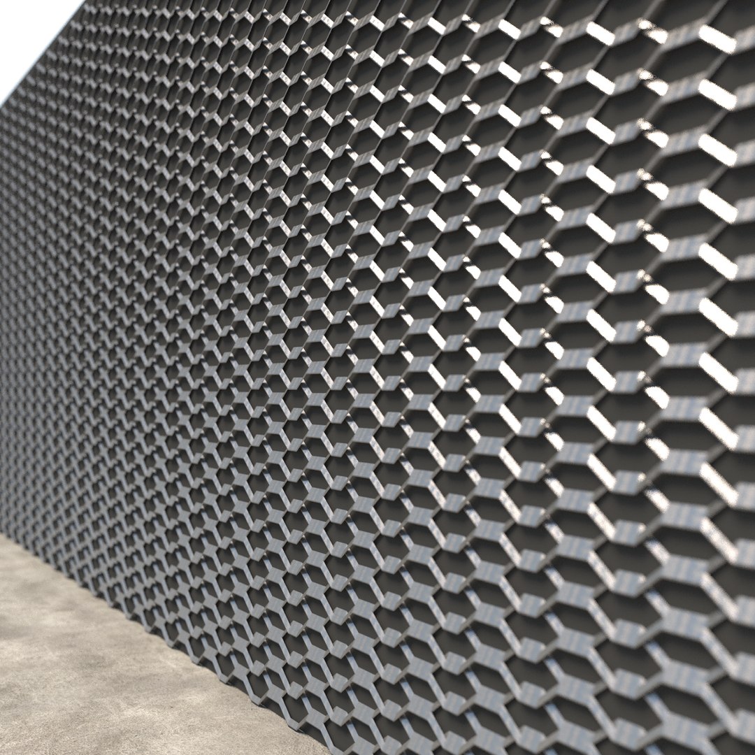 Expanded Metal Mesh 3D Model - TurboSquid 1238067