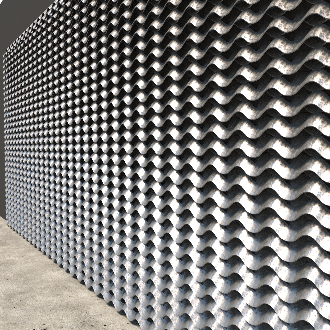 Expanded metal mesh 3D model - TurboSquid 1238067