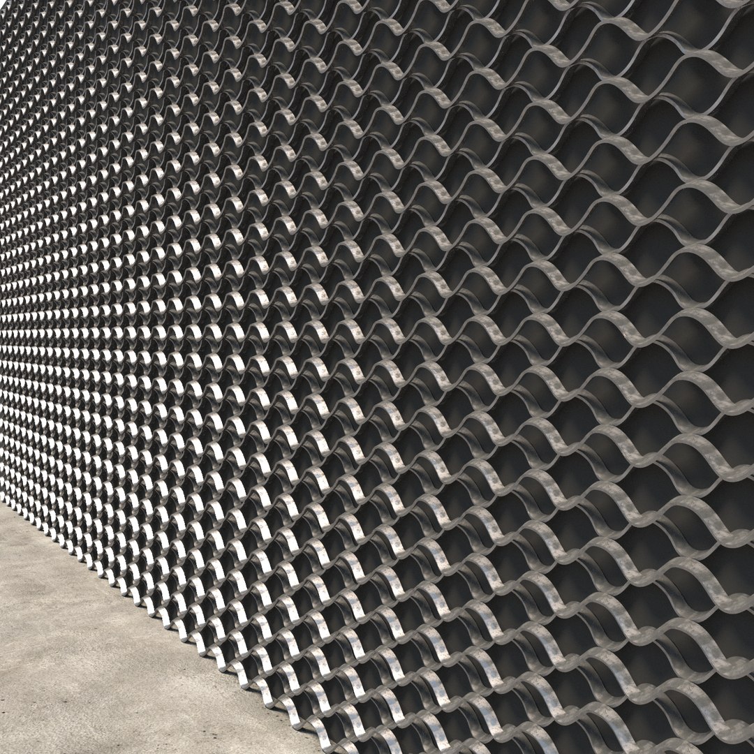 Expanded Metal Mesh 3D Model - TurboSquid 1238067