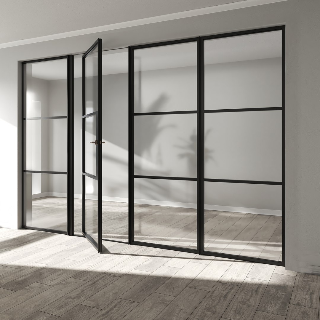 3D Pivot Doors By Smartsystems - TurboSquid 2016737