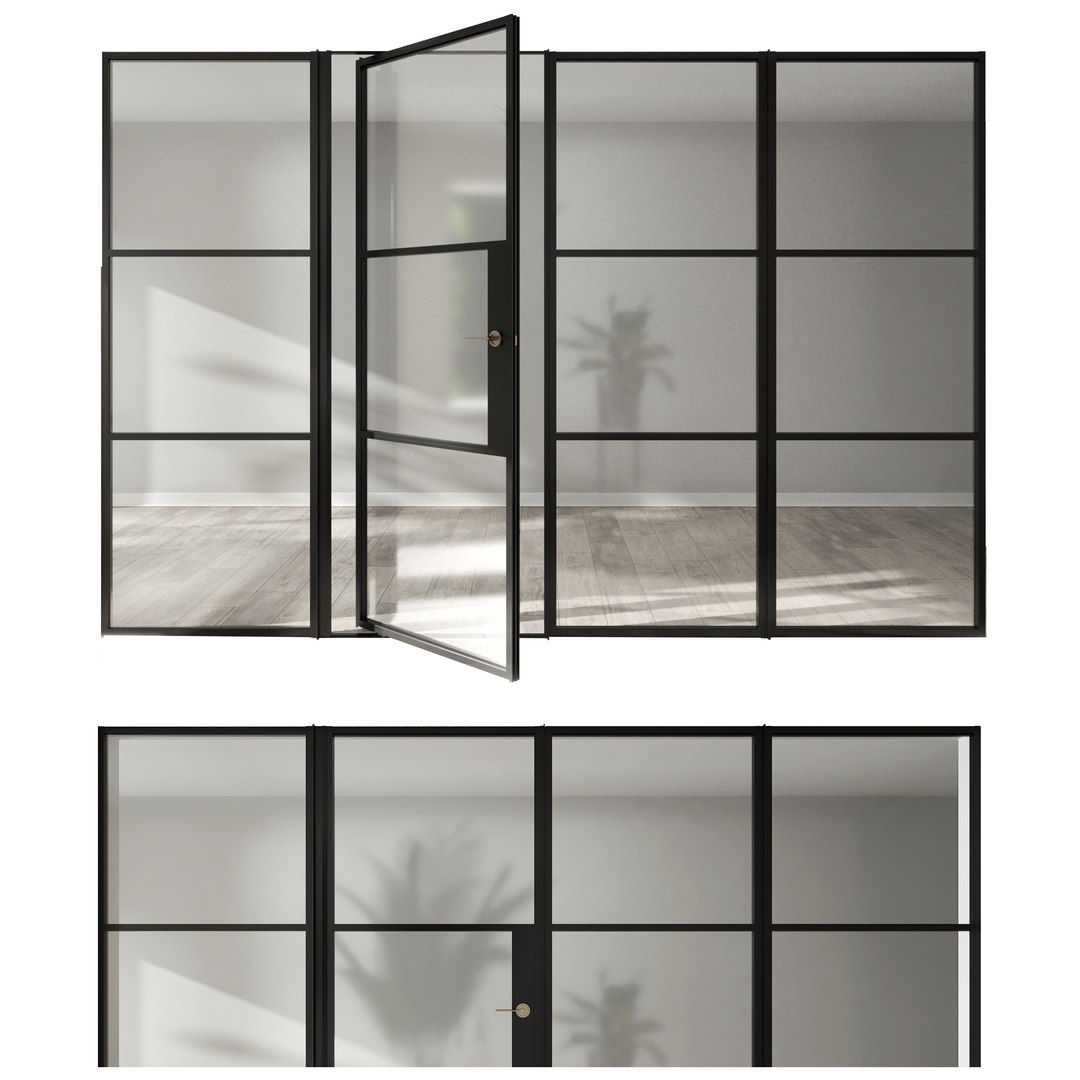3D Pivot Doors By Smartsystems - TurboSquid 2016737
