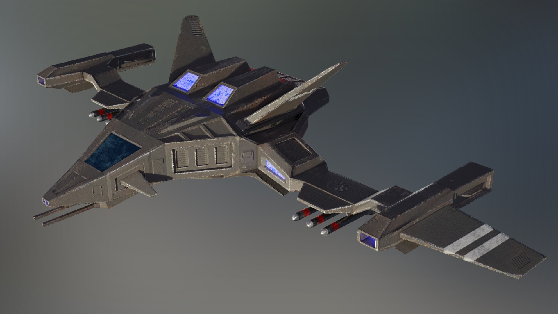 3D Model Fighter 02 - Asterius - TurboSquid 1805613