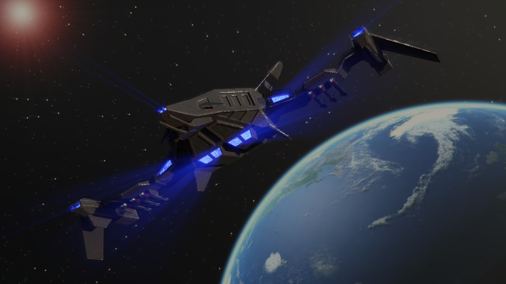 3D Model Fighter 02 - Asterius - TurboSquid 1805613