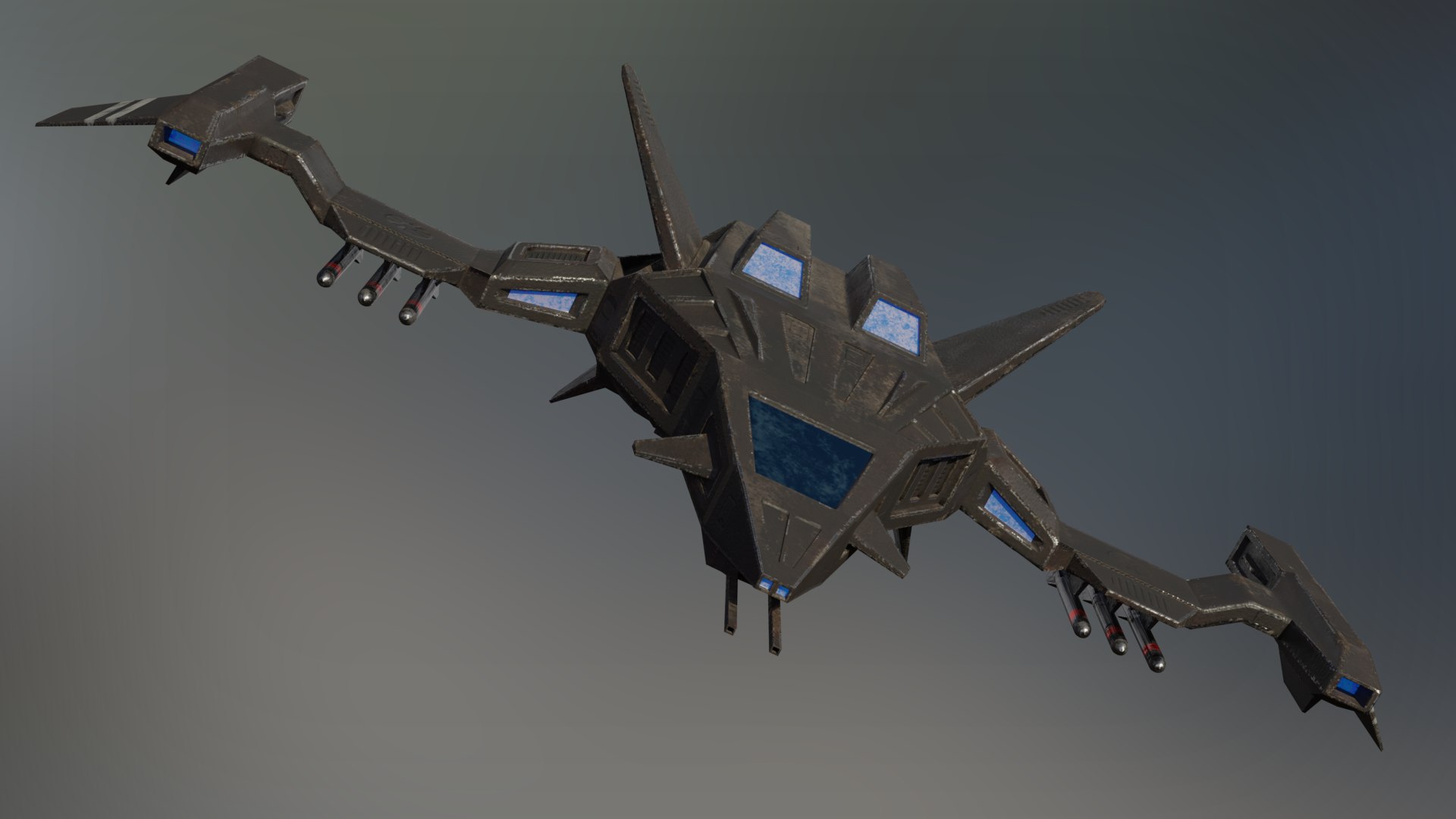 3D Model Fighter 02 - Asterius - TurboSquid 1805613