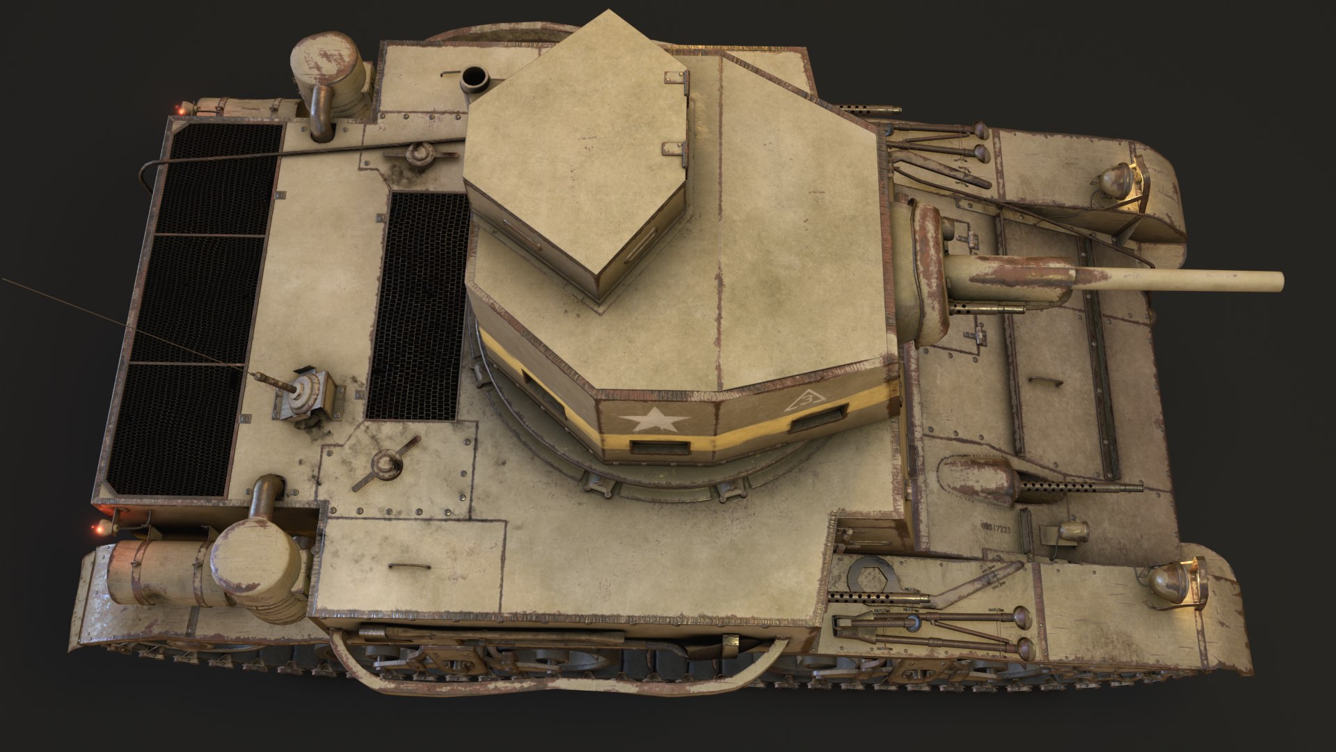 M2 Light Tank 3D Model - TurboSquid 1385133