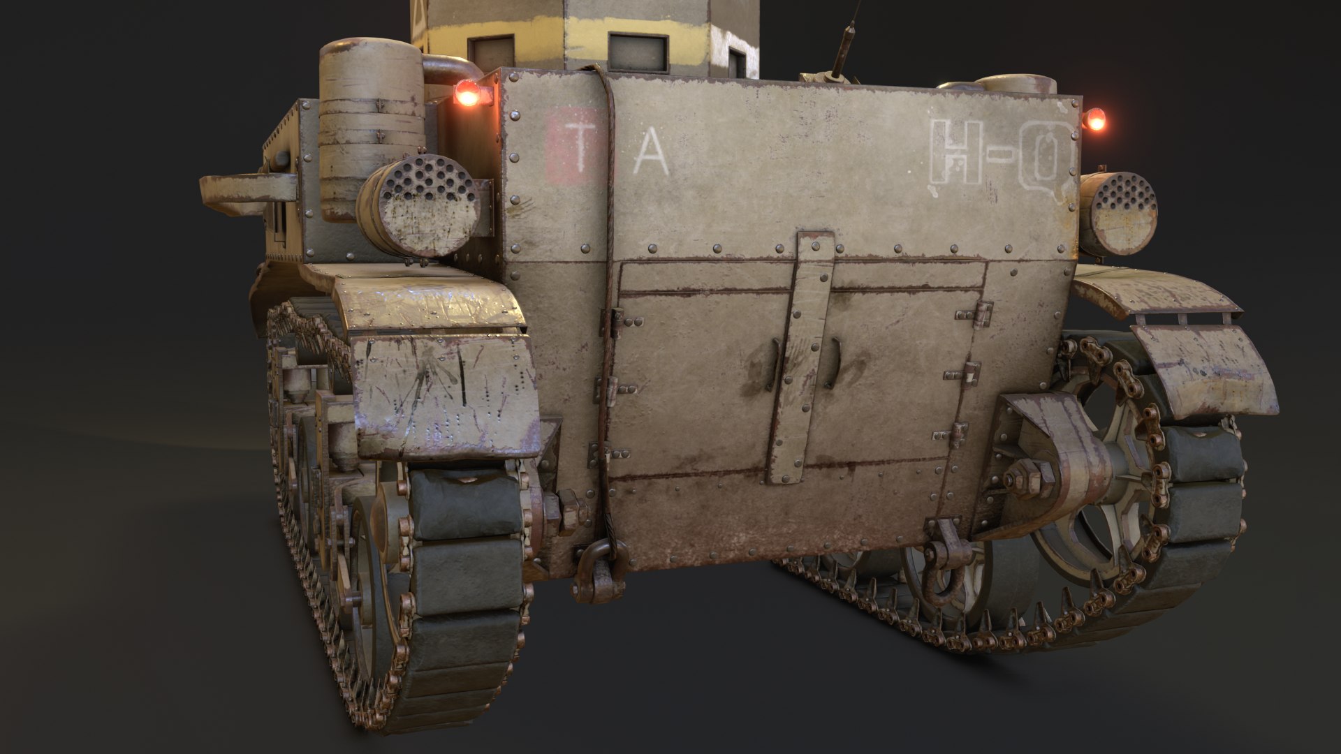 M2 Light Tank 3D Model - TurboSquid 1385133