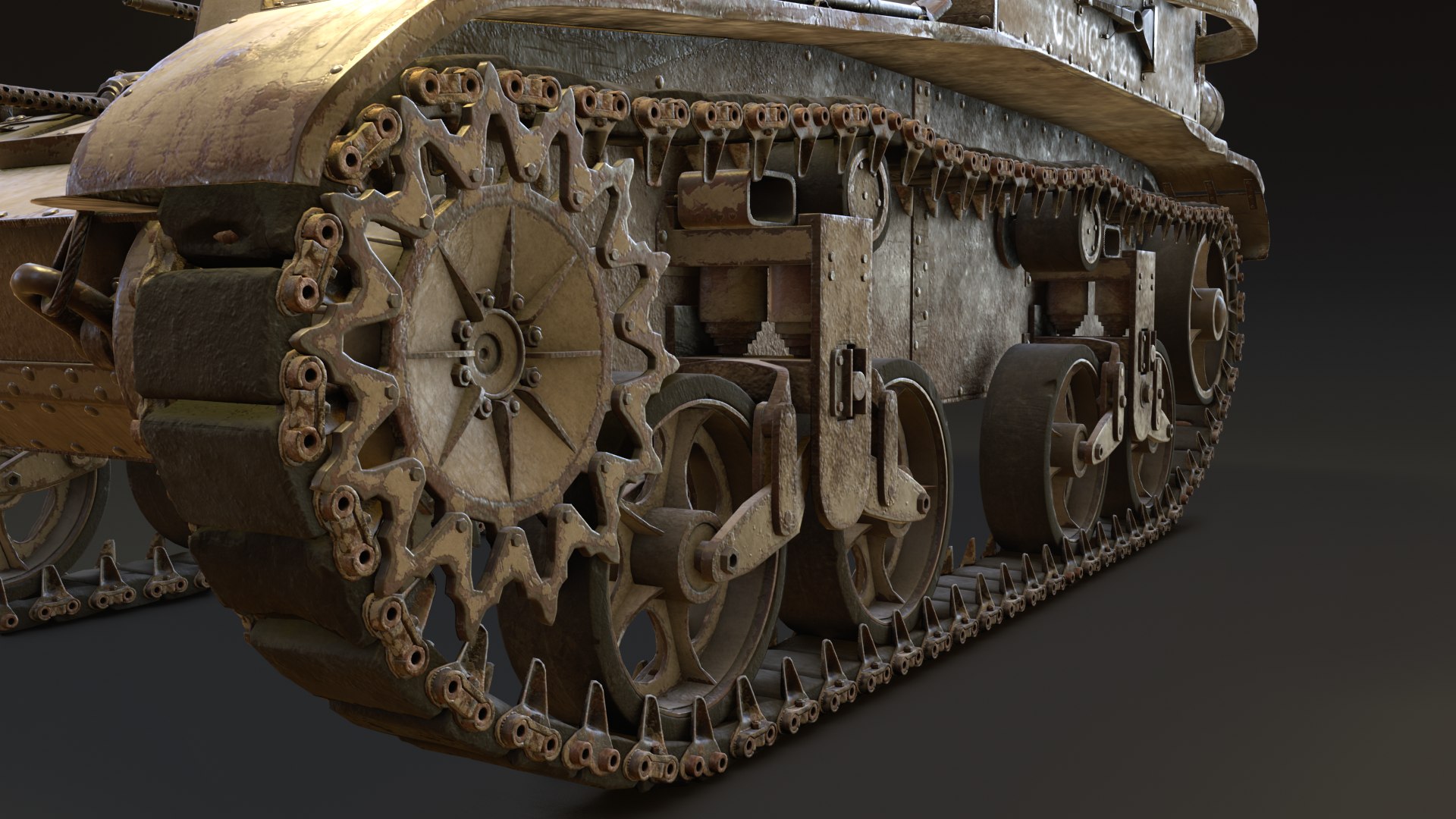 M2 Light Tank 3D Model - TurboSquid 1385133