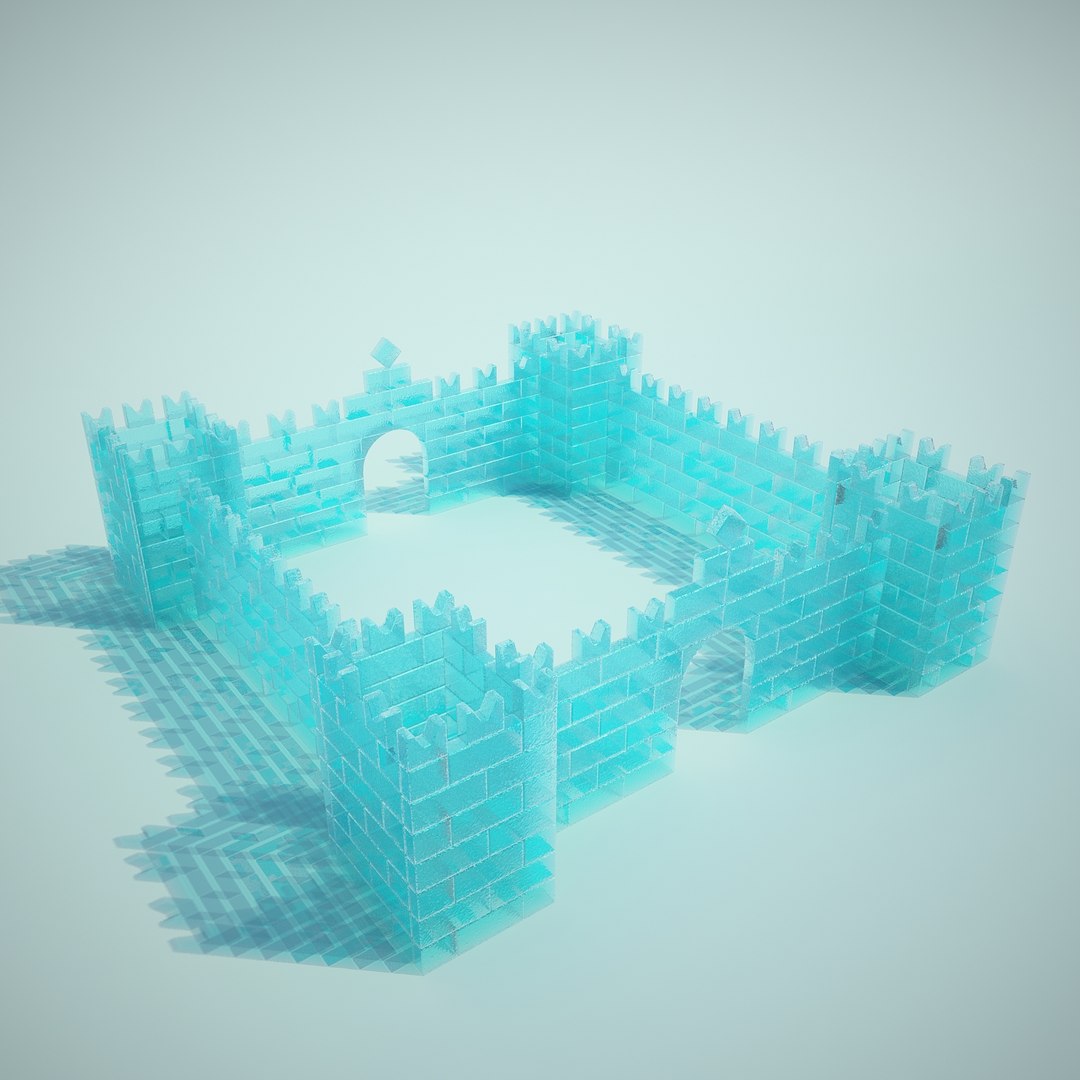 Ice Fortress 3d Model