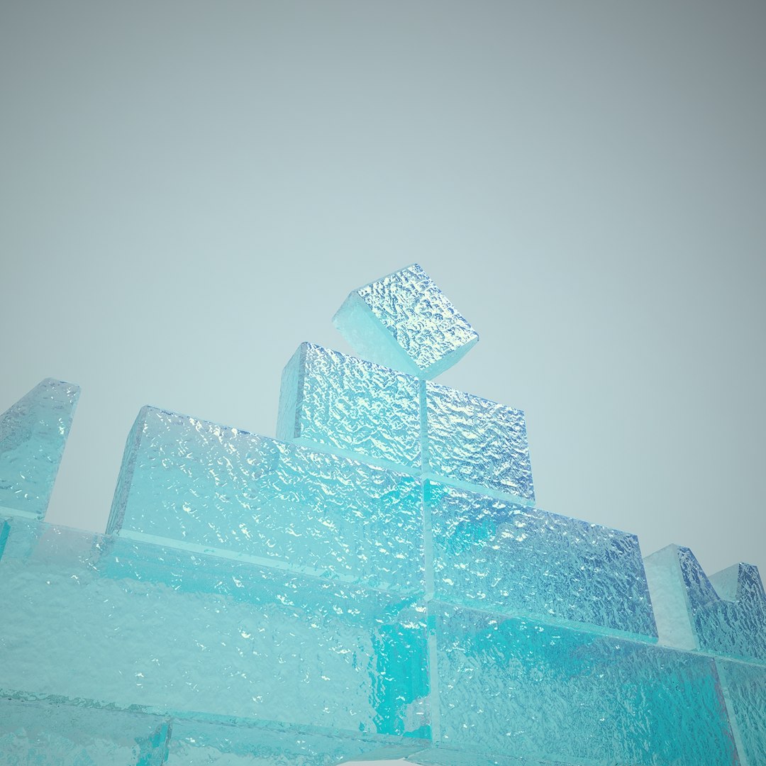 Ice Fortress 3d Model