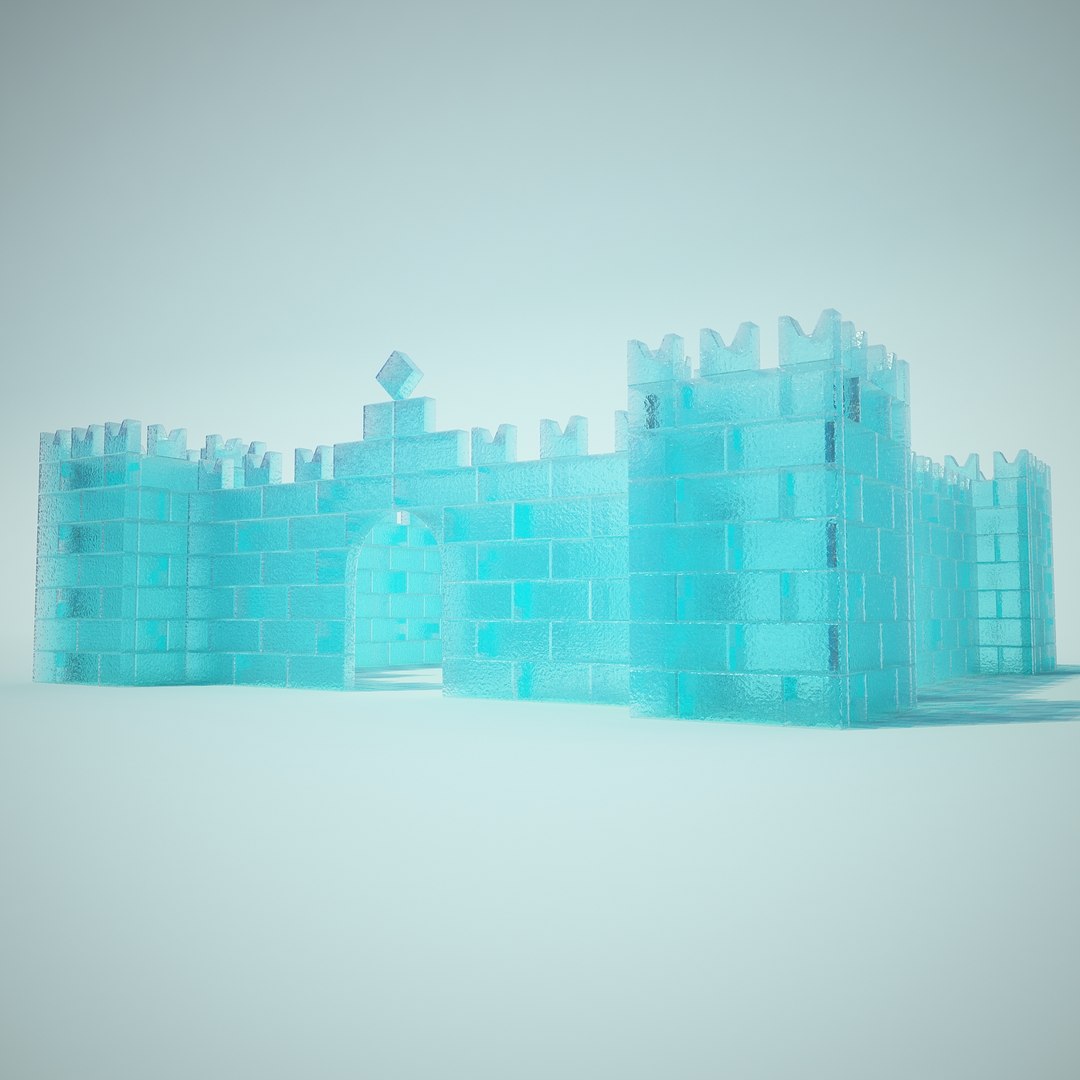 Ice Fortress 3d Model