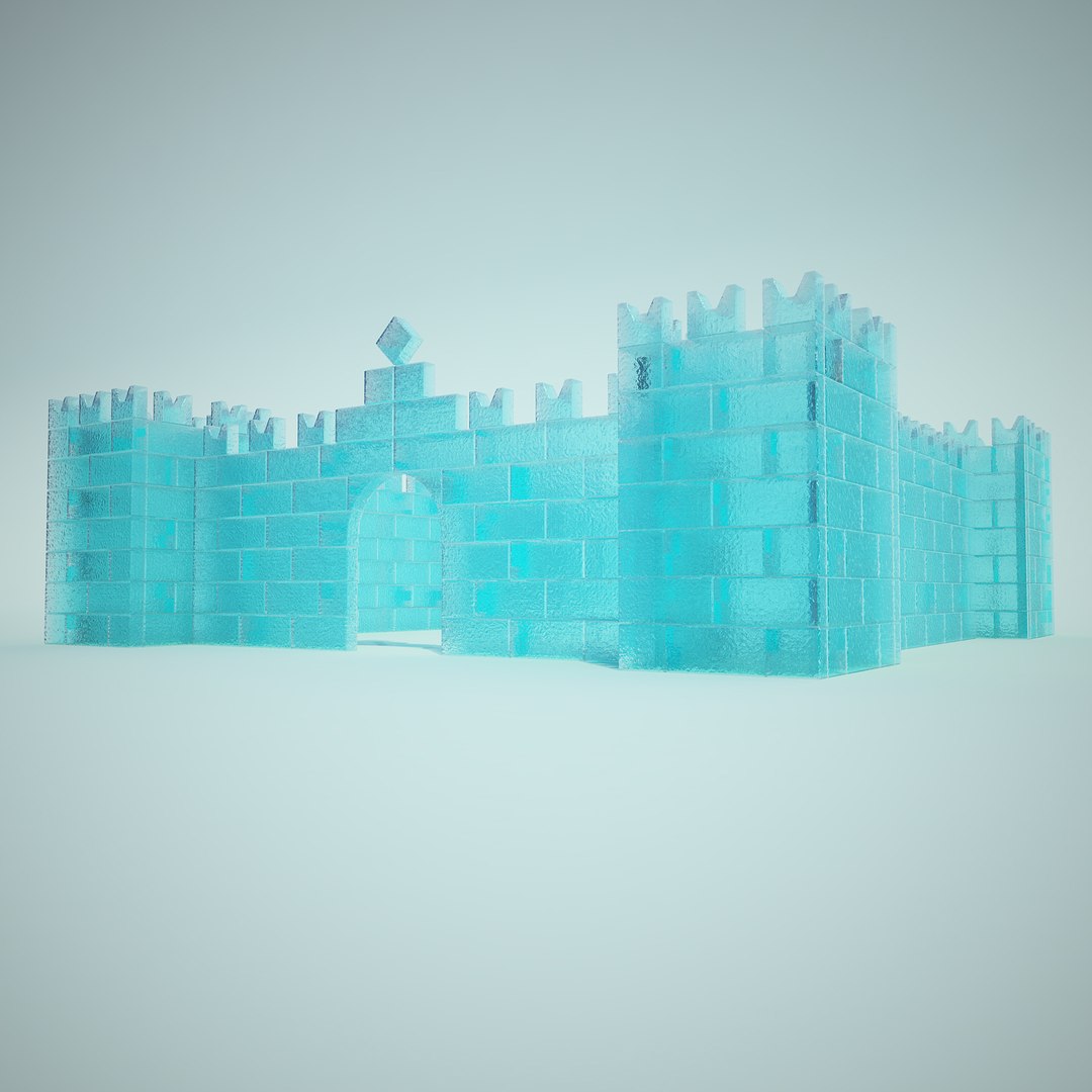 Ice Fortress 3d Model