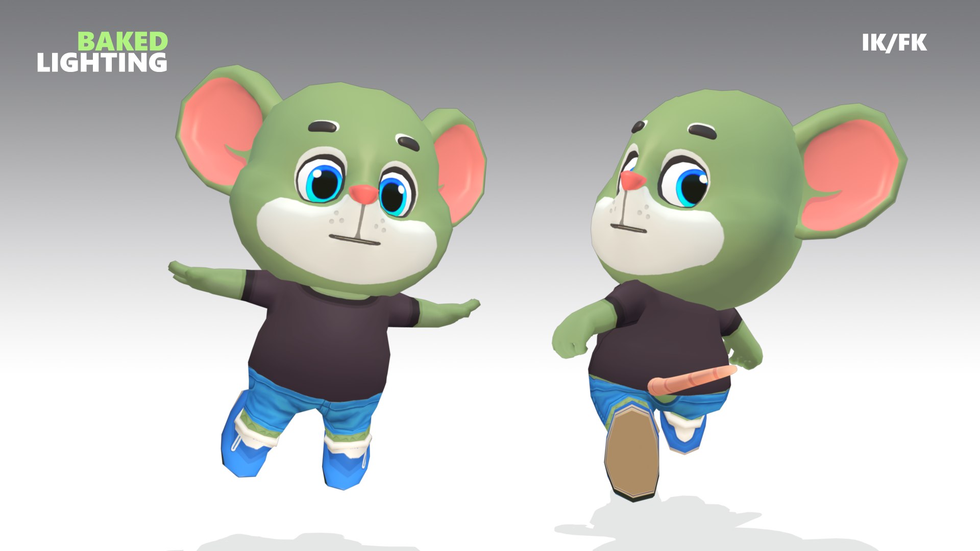 3D Mouse Rat Rodent Character Games Model - TurboSquid 1694262