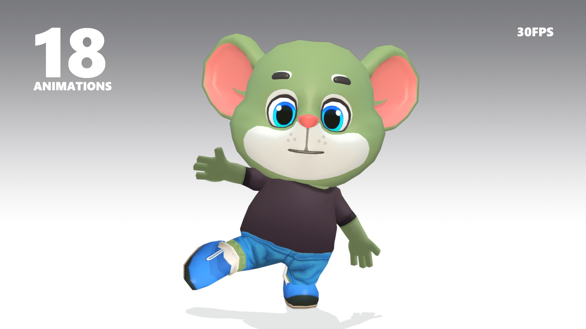 3D Mouse Rat Rodent Character Games Model - TurboSquid 1694262