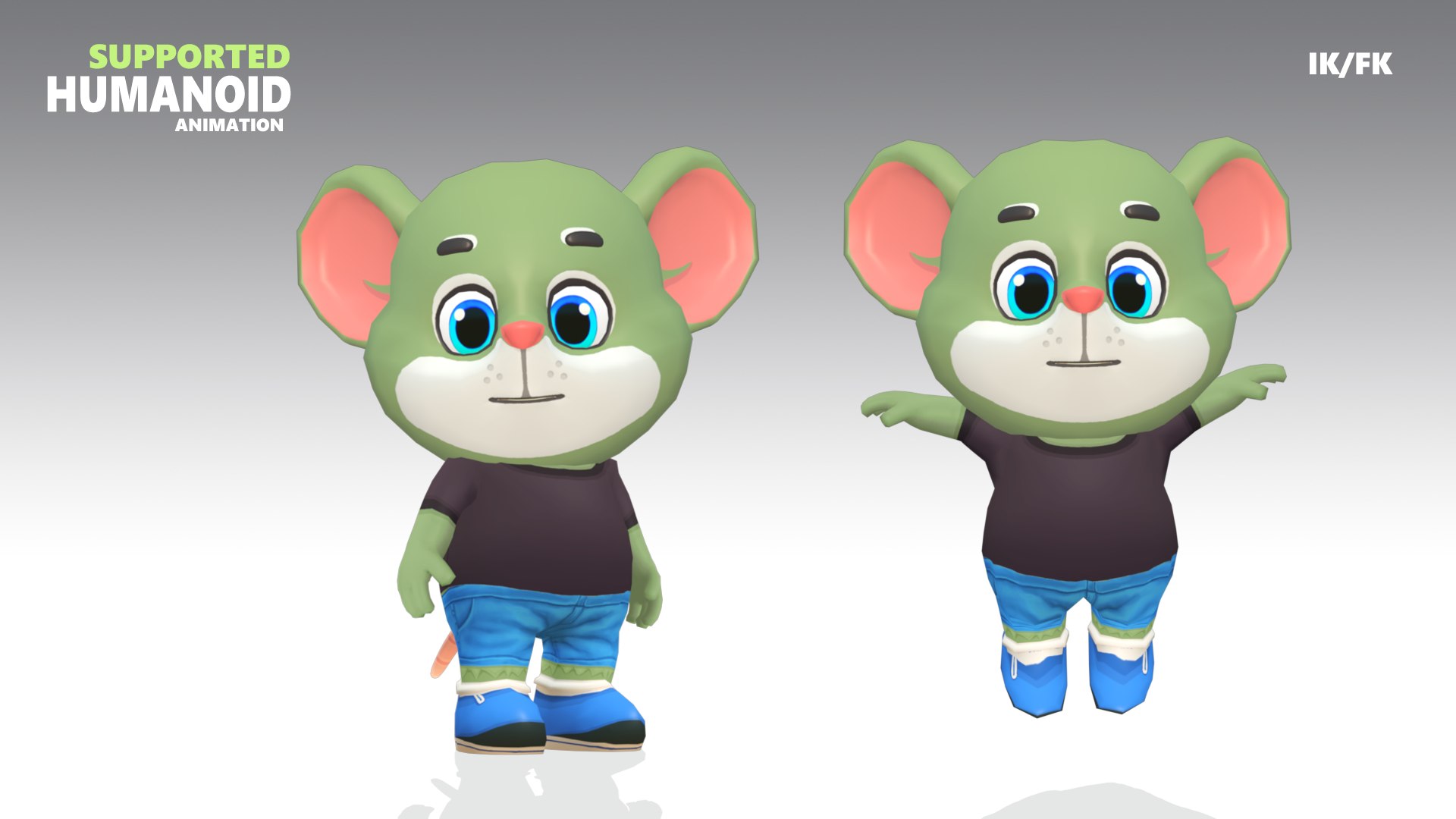 3D Mouse Rat Rodent Character Games Model - TurboSquid 1694262
