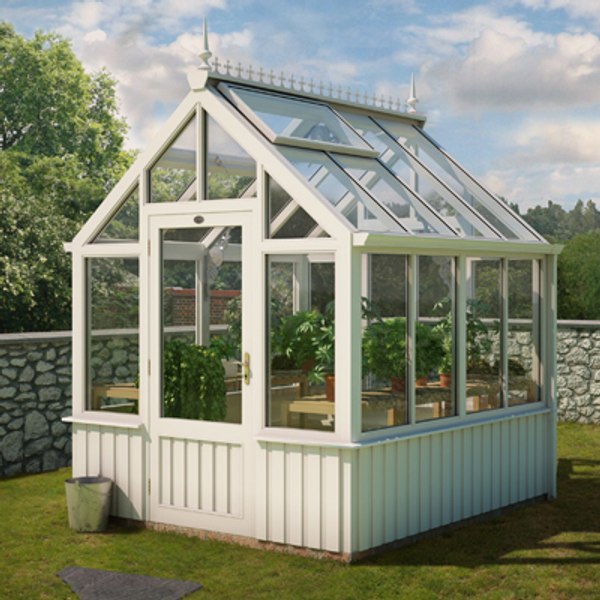 3d model of greenhouse plants