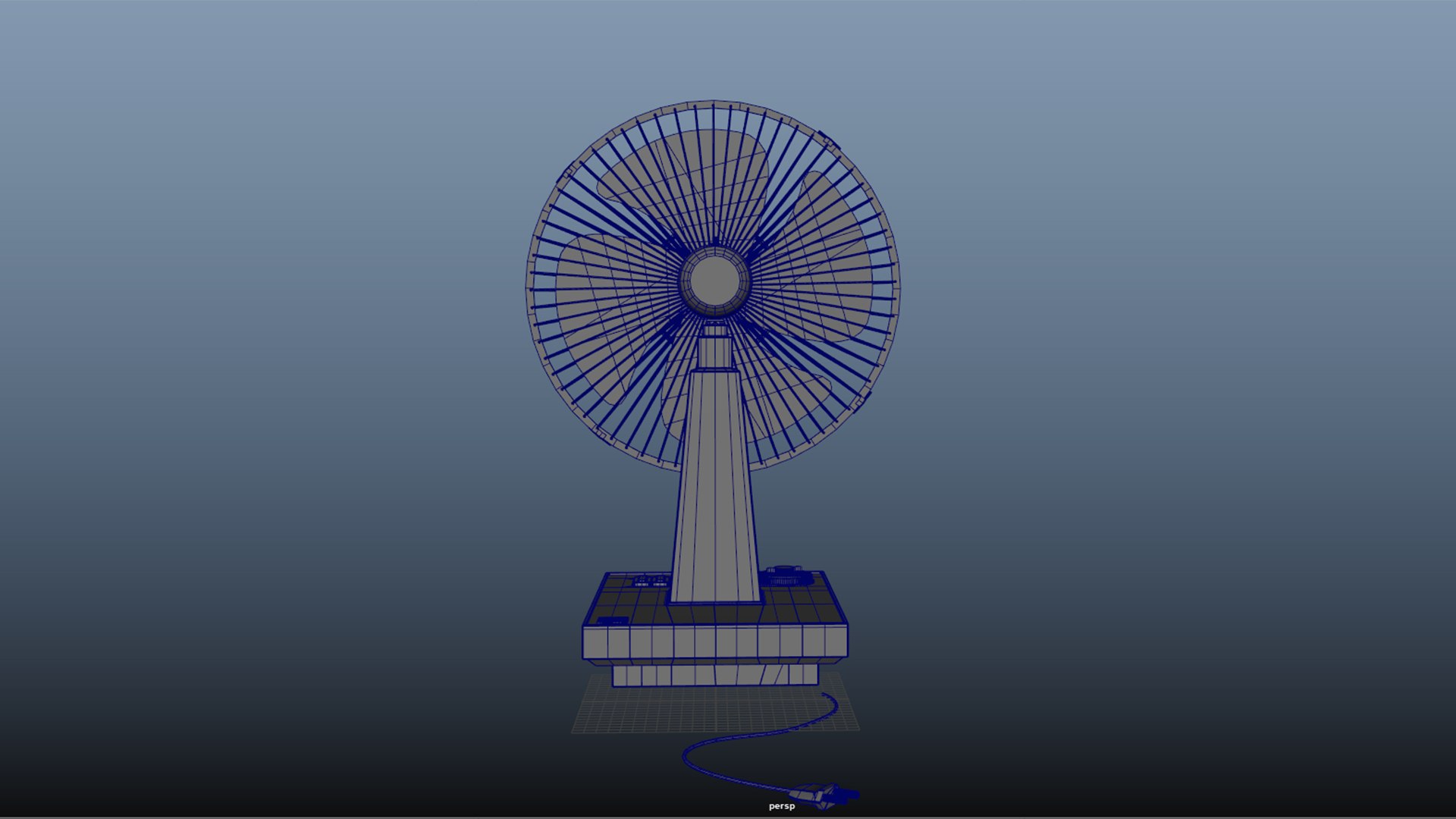 Table Fan Model - TurboSquid 2077769