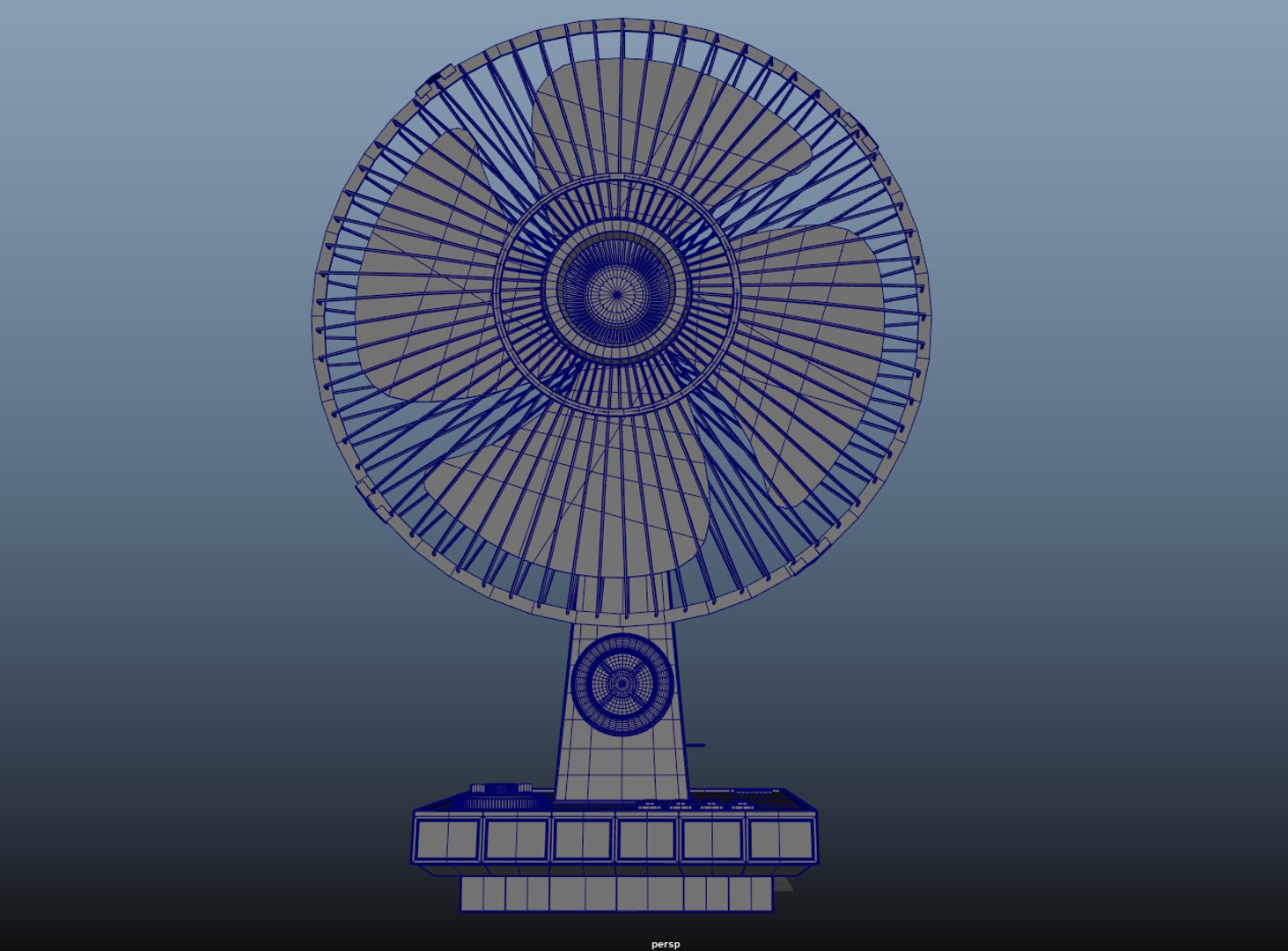 Table Fan Model - TurboSquid 2077769