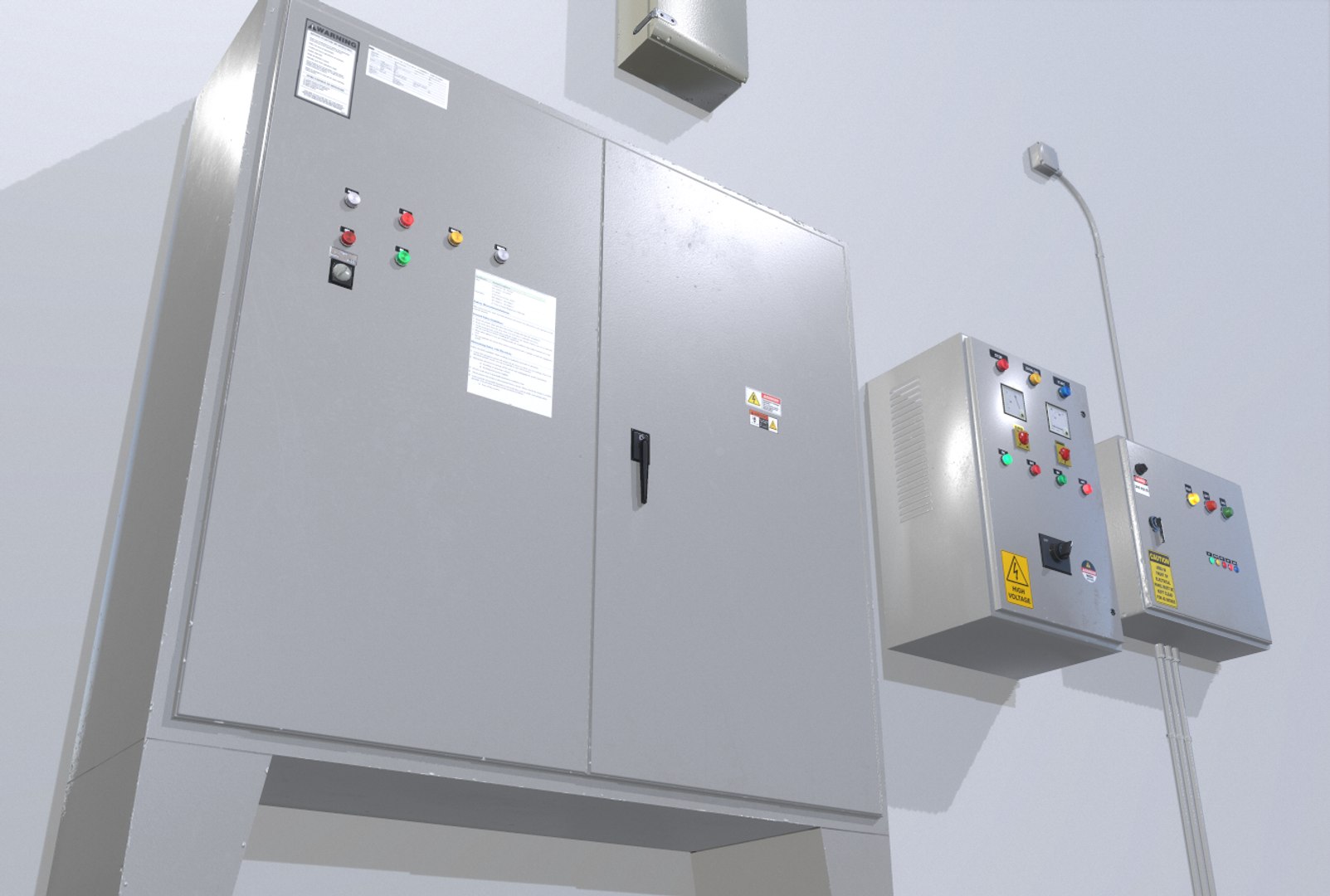 Control Panels 3D Model - TurboSquid 1497414