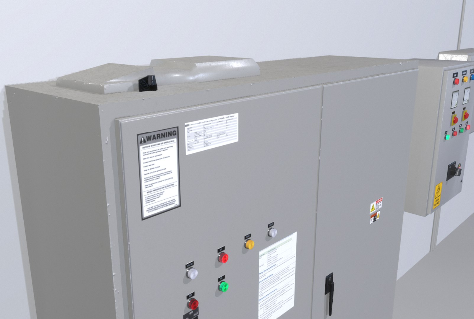 Control Panels 3D Model - TurboSquid 1497414