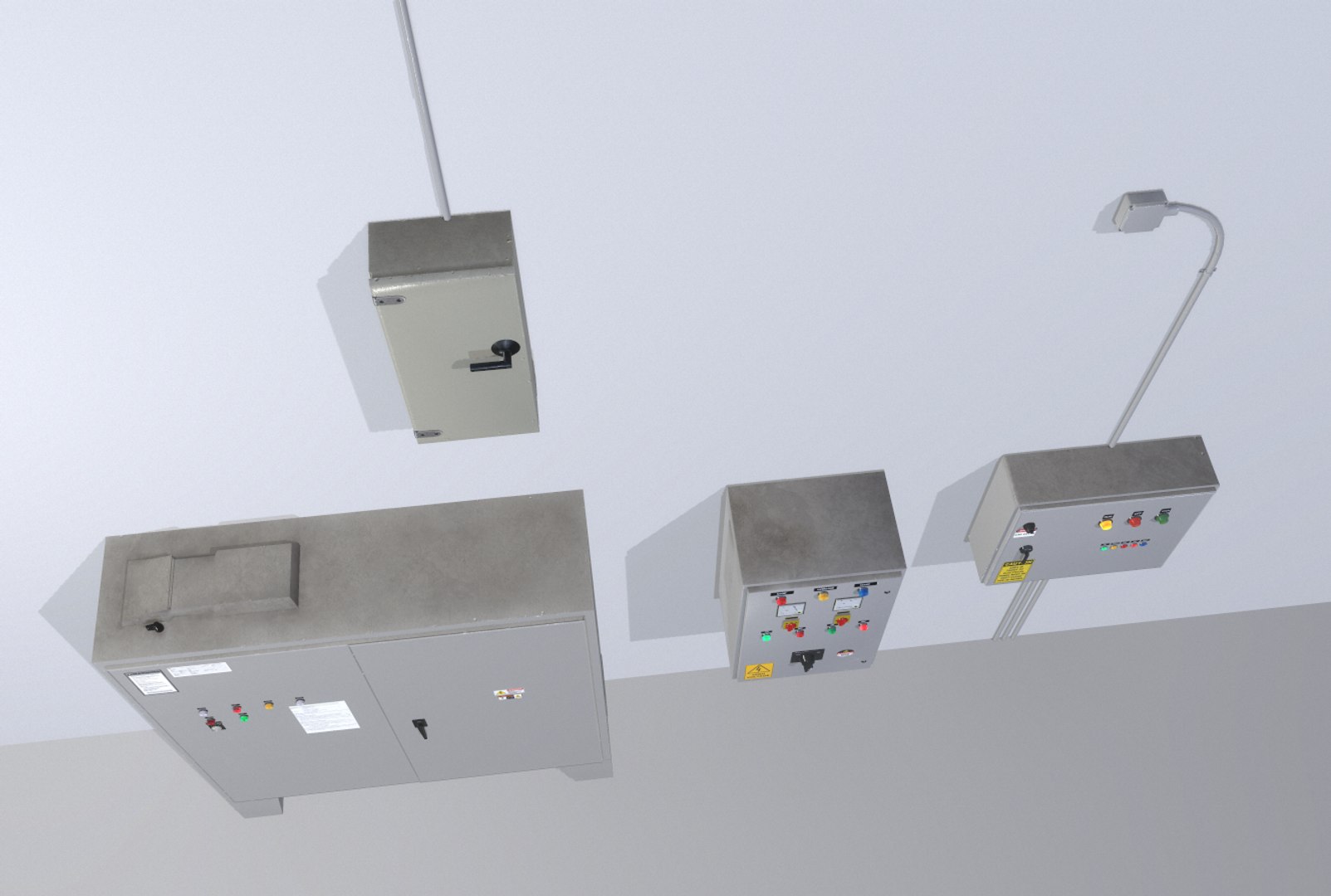 Control Panels 3D Model - TurboSquid 1497414