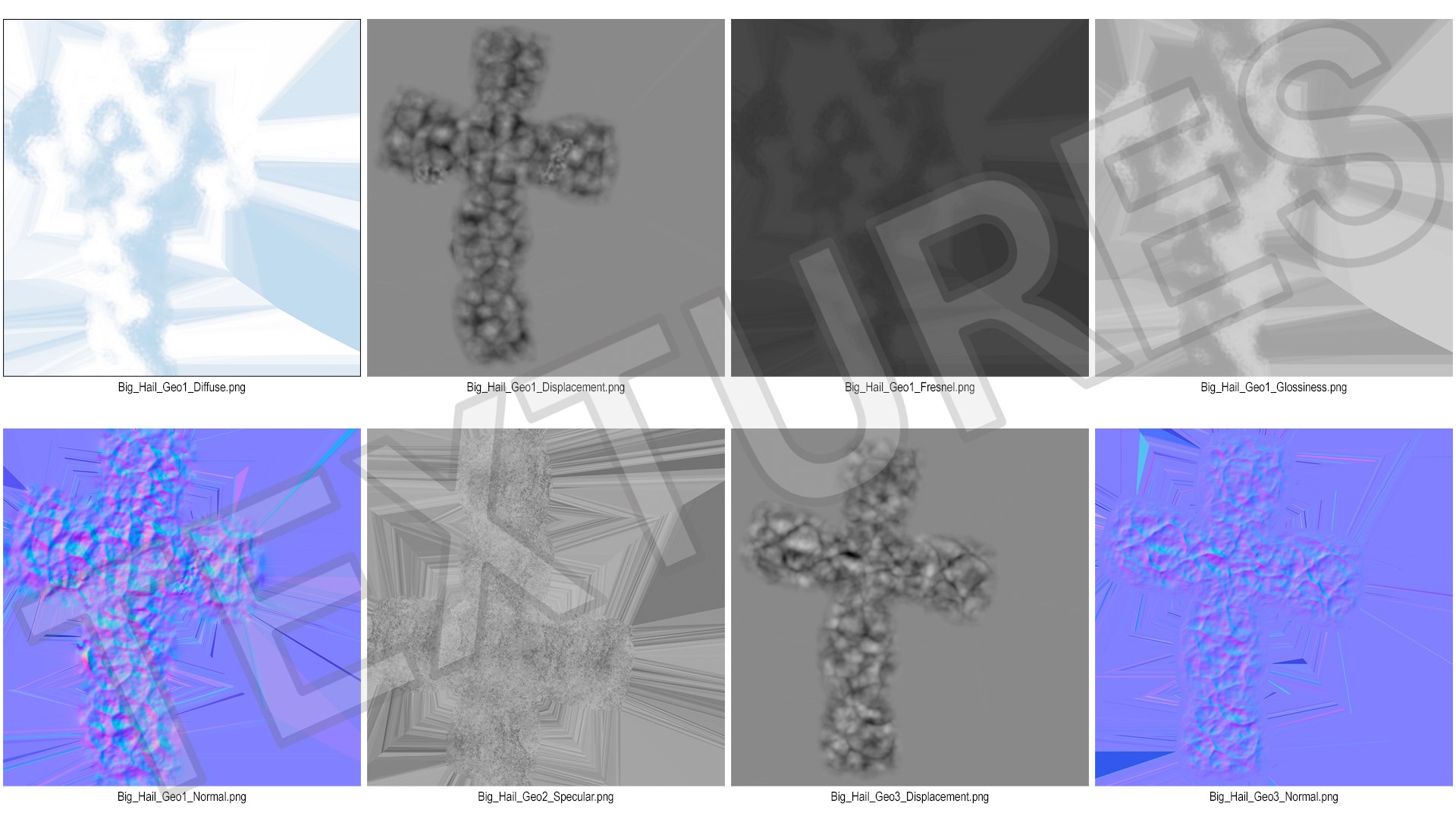 Three Large Hailstones 3D Model - TurboSquid 2152662