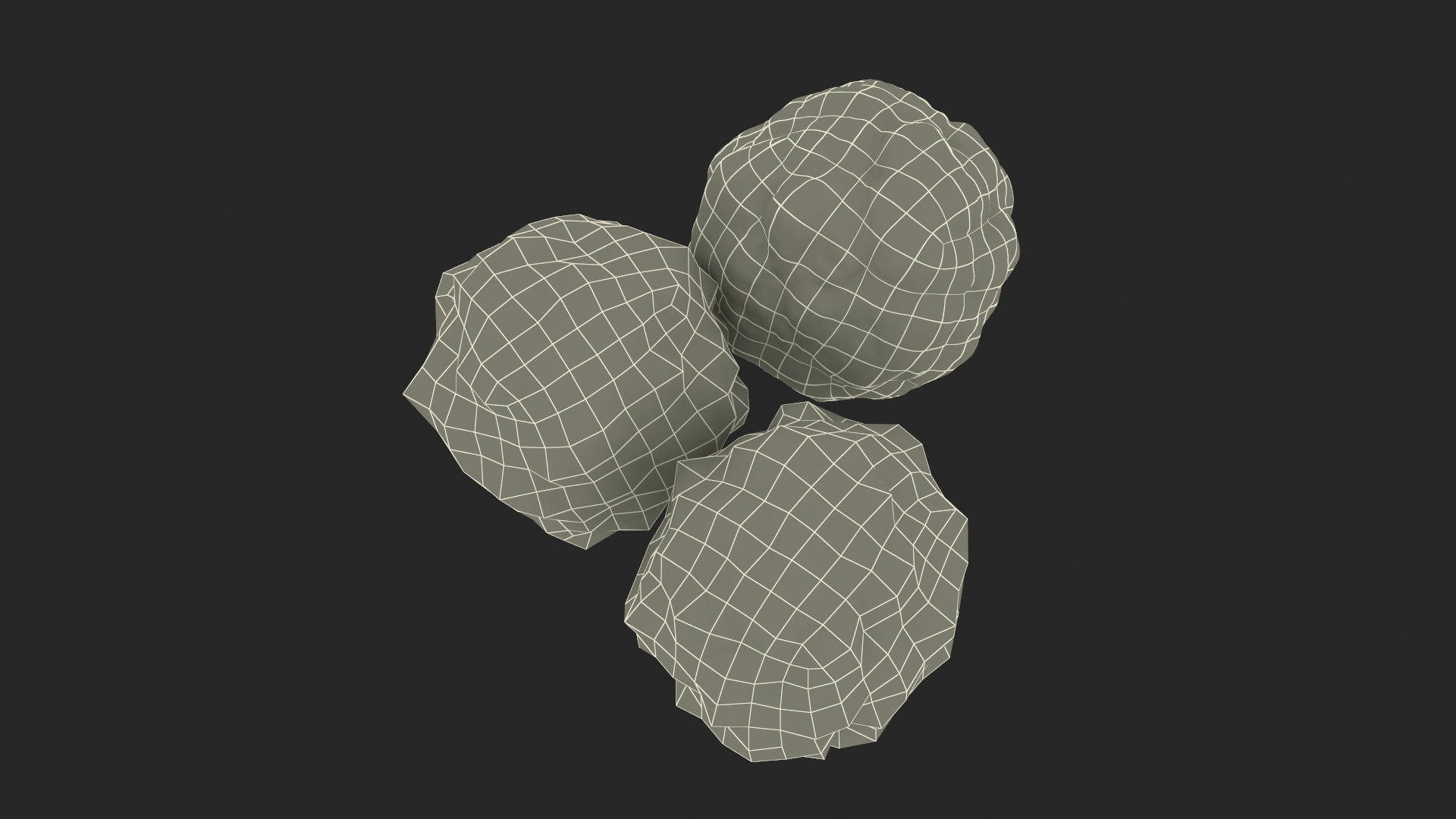 Three Large Hailstones 3D Model - TurboSquid 2152662
