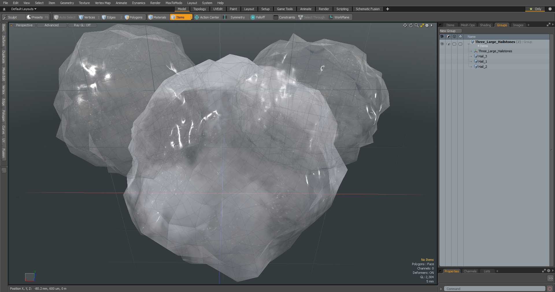 Three Large Hailstones 3D Model - TurboSquid 2152662