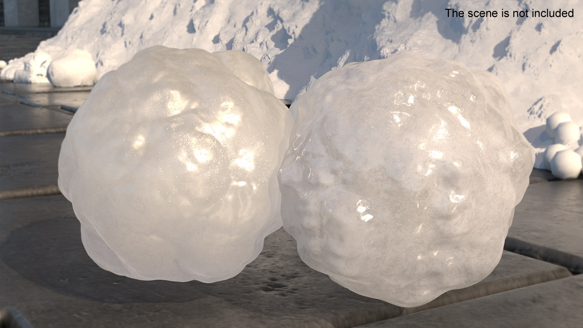 Three Large Hailstones 3D Model - TurboSquid 2152662