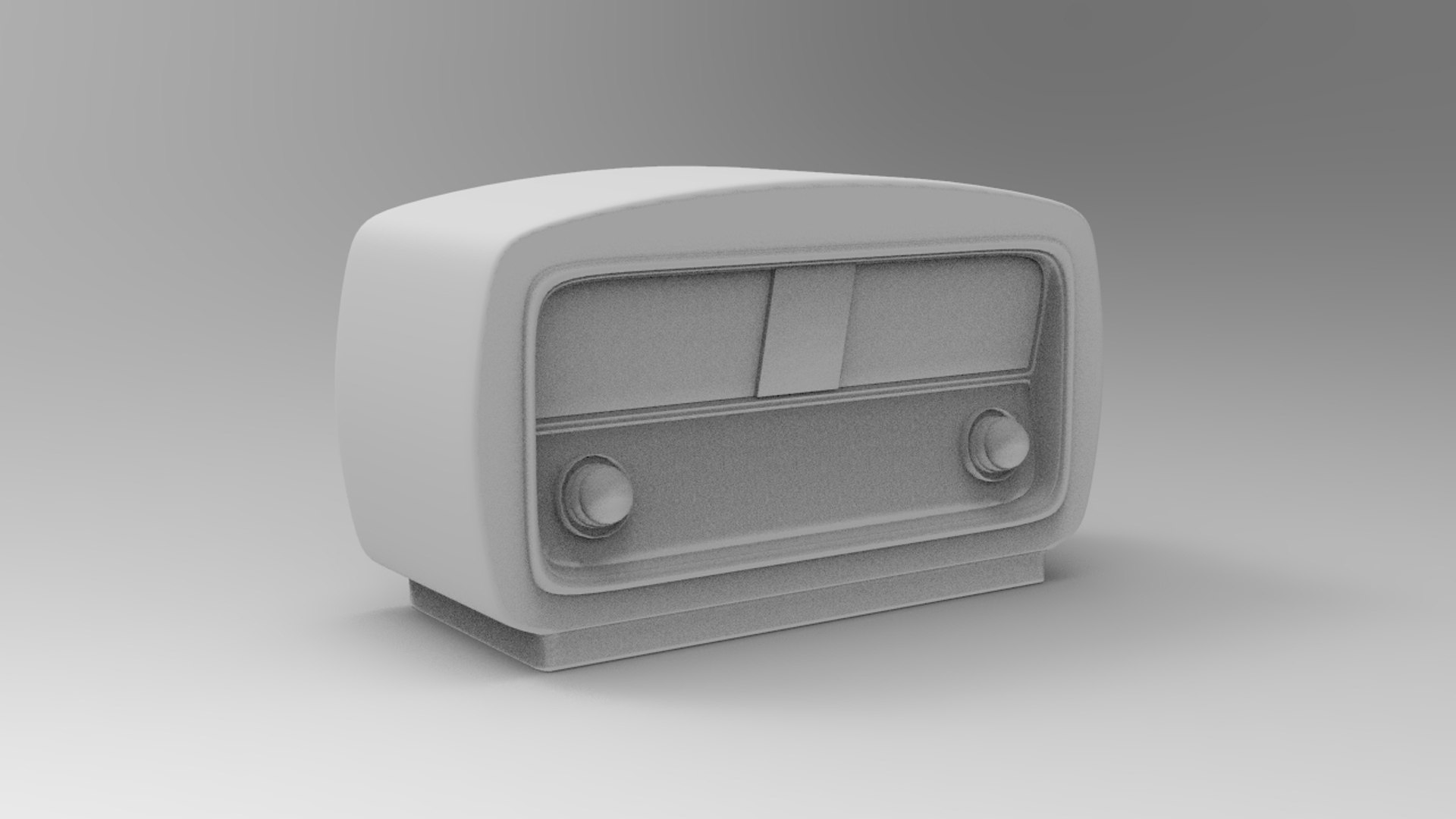 Old Radio 3D Model - TurboSquid 1657554
