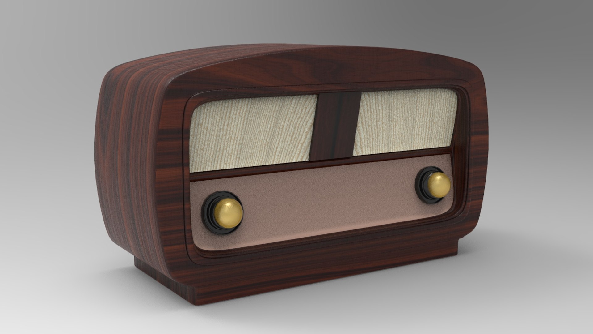 Old Radio 3D Model - TurboSquid 1657554