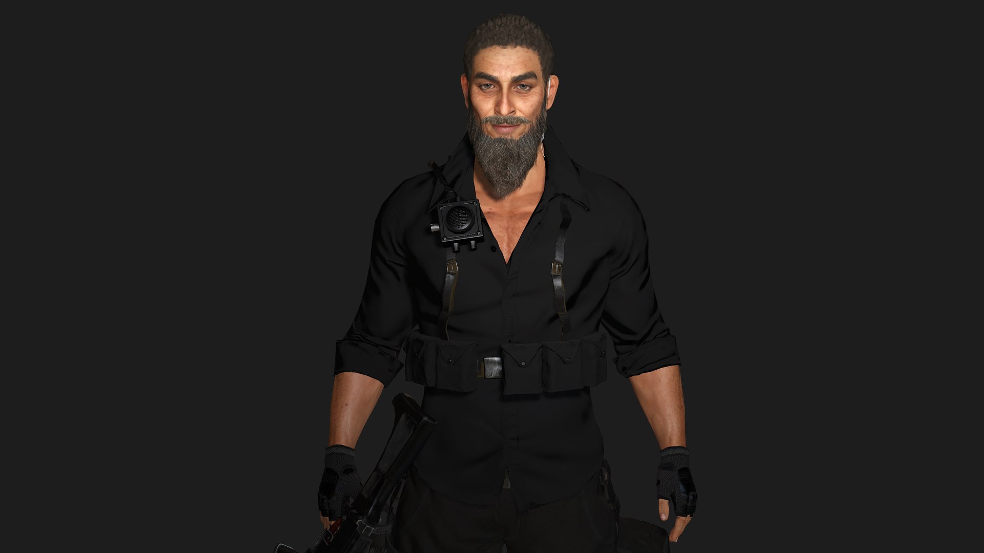 AAA 3D REALISTIC CHARACTER - ARABIC BEARDED MAN GUN SHOOTER GTA 3D ...