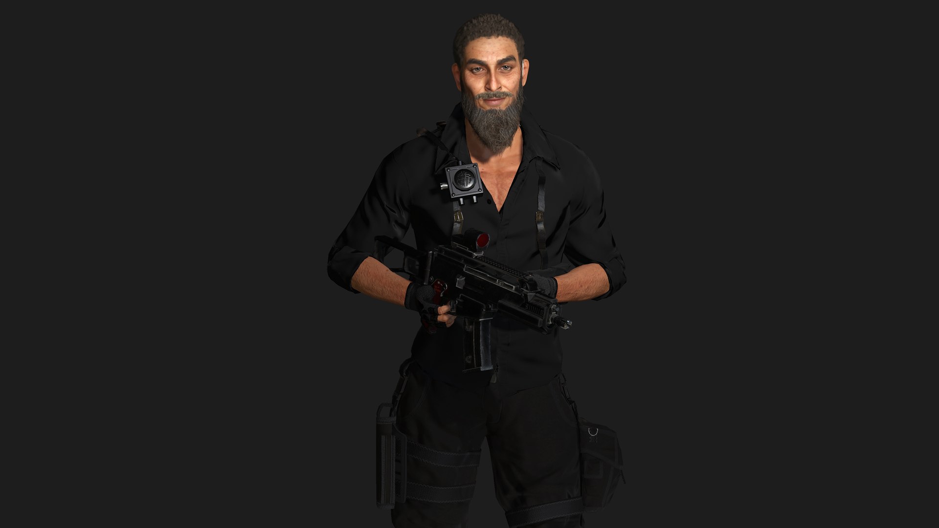 AAA 3D REALISTIC CHARACTER - ARABIC BEARDED MAN GUN SHOOTER GTA 3D ...