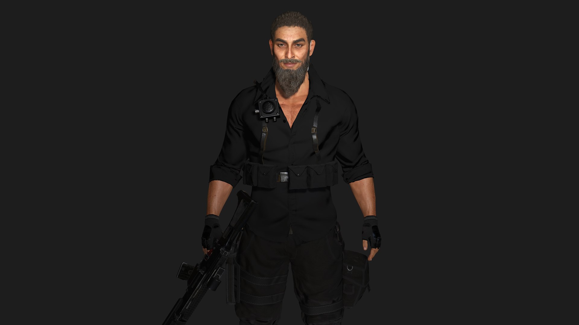 AAA 3D REALISTIC CHARACTER - ARABIC BEARDED MAN GUN SHOOTER GTA 3D ...