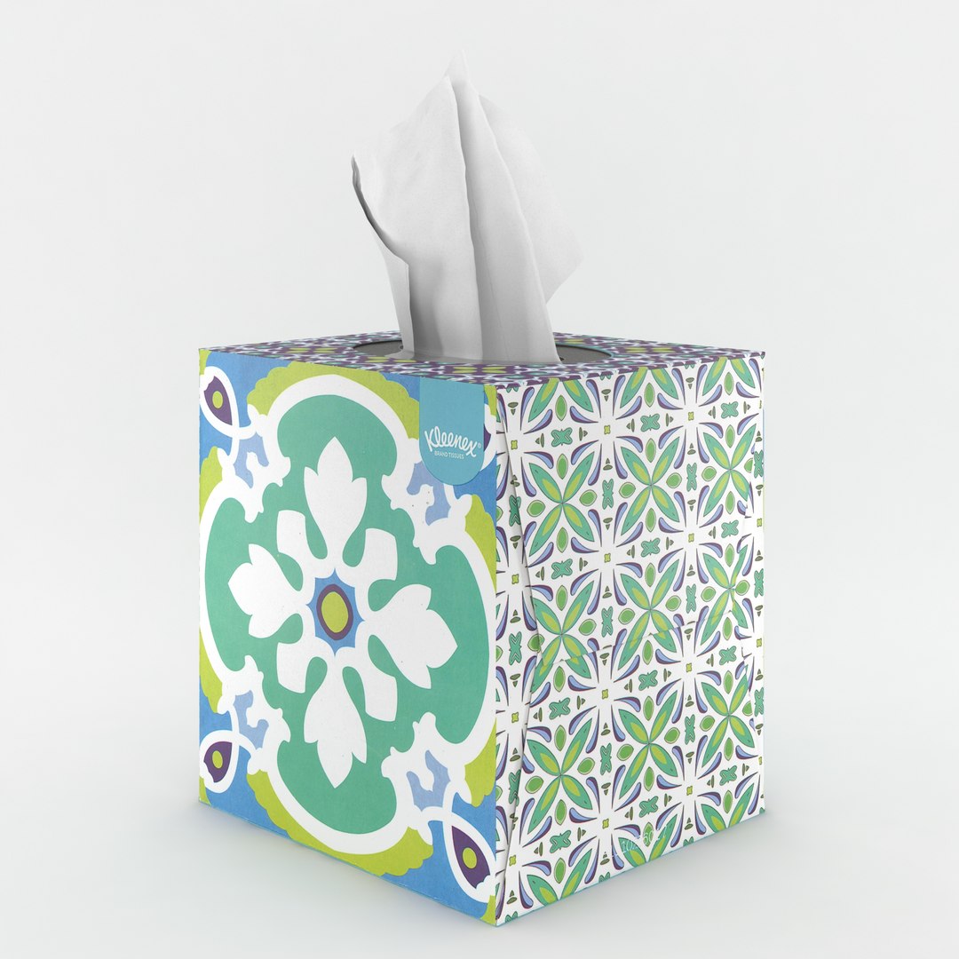 3D Kleenex Cube Tissue Model - TurboSquid 1229795