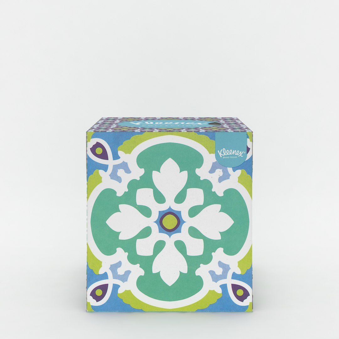 3D Kleenex Cube Tissue Model - TurboSquid 1229795
