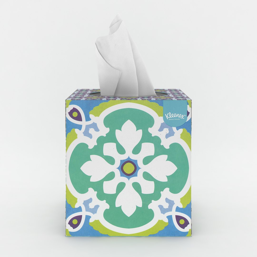 3D Kleenex Cube Tissue Model - TurboSquid 1229795