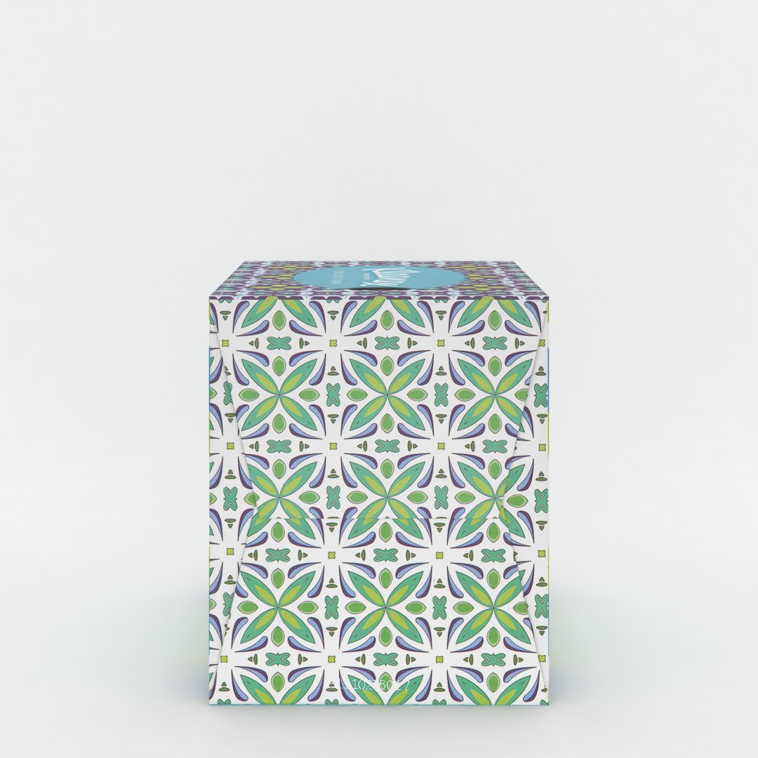 3D Kleenex Cube Tissue Model - TurboSquid 1229795