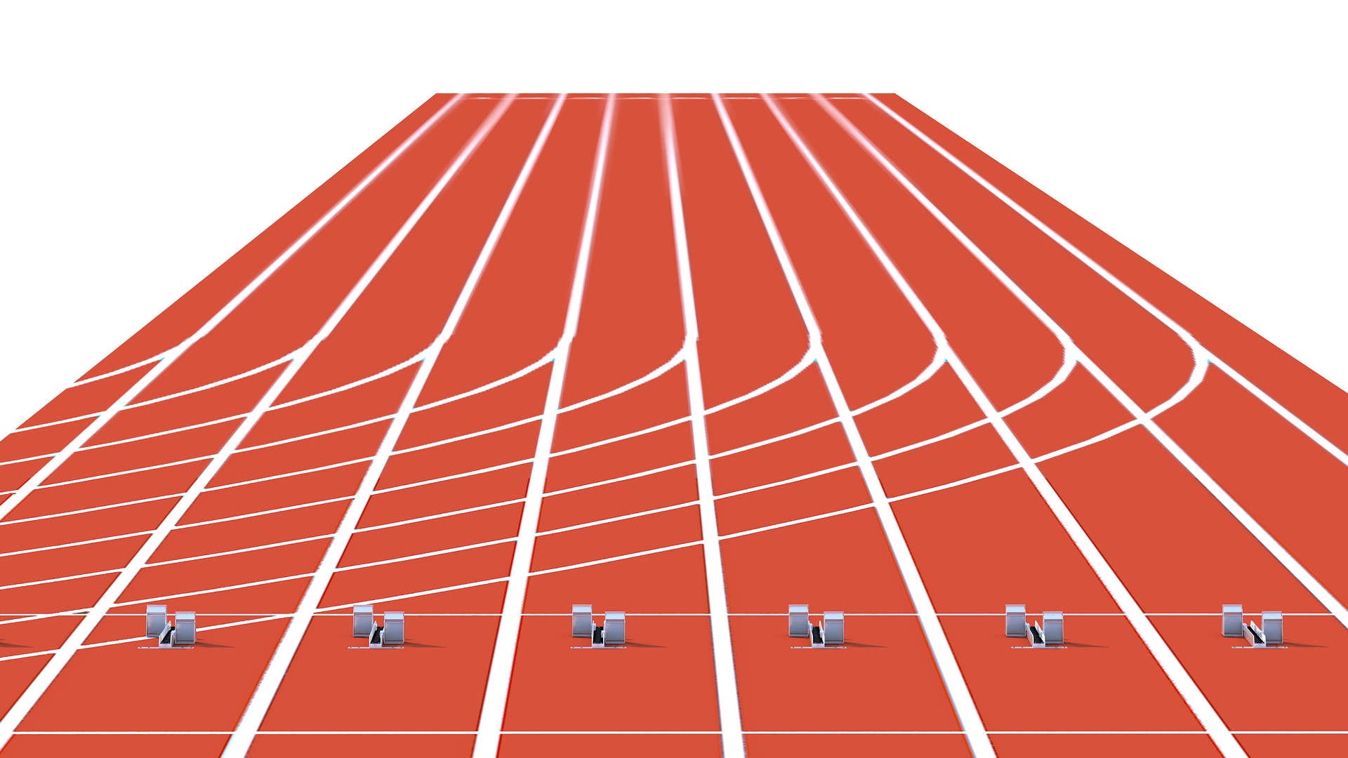 3D 100 M Running Track - TurboSquid 2271744