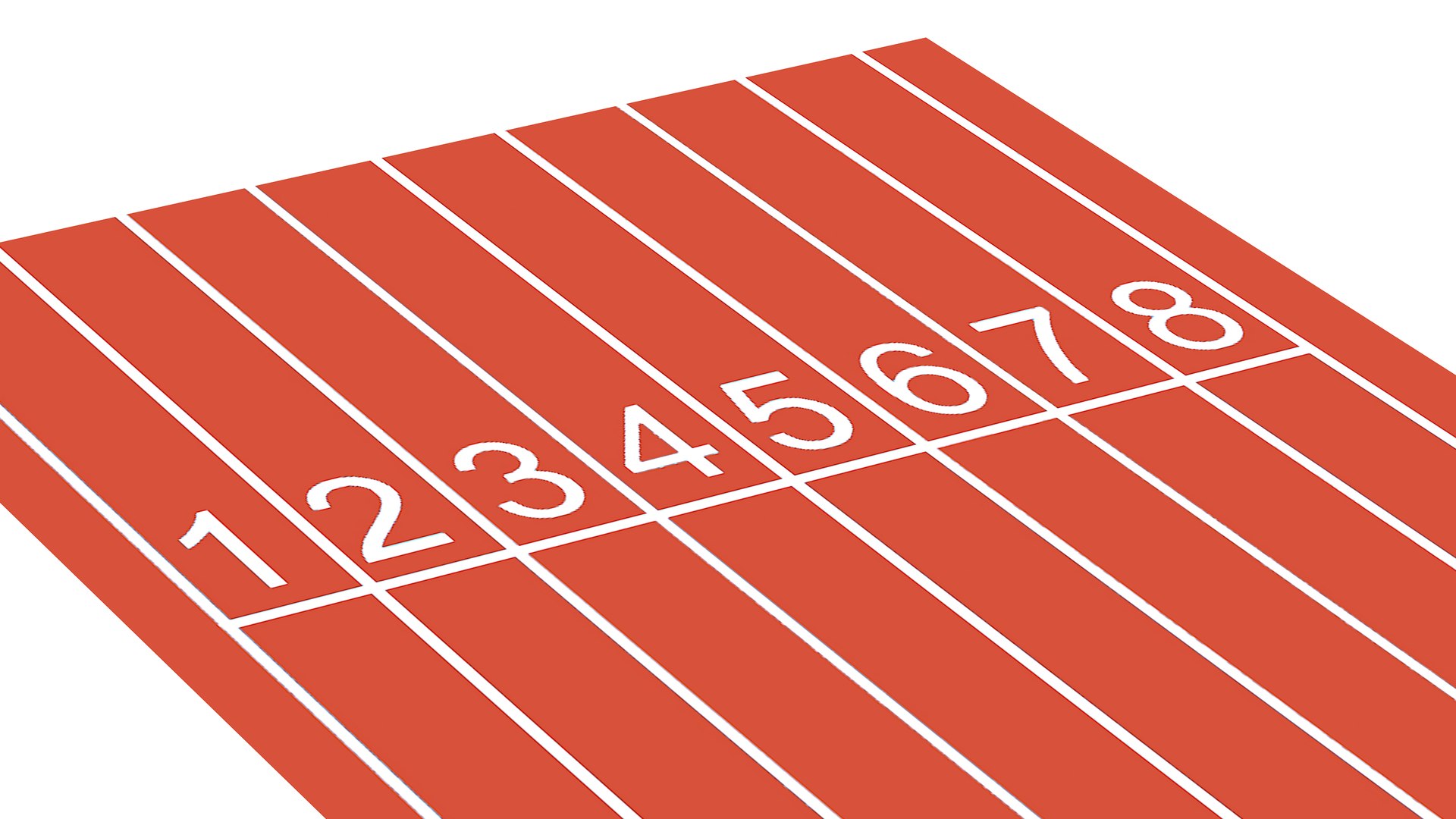 3D 100 M Running Track - TurboSquid 2271744