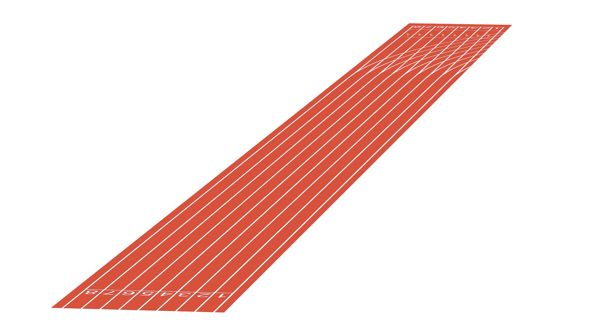 3D 100 M Running Track - TurboSquid 2271744