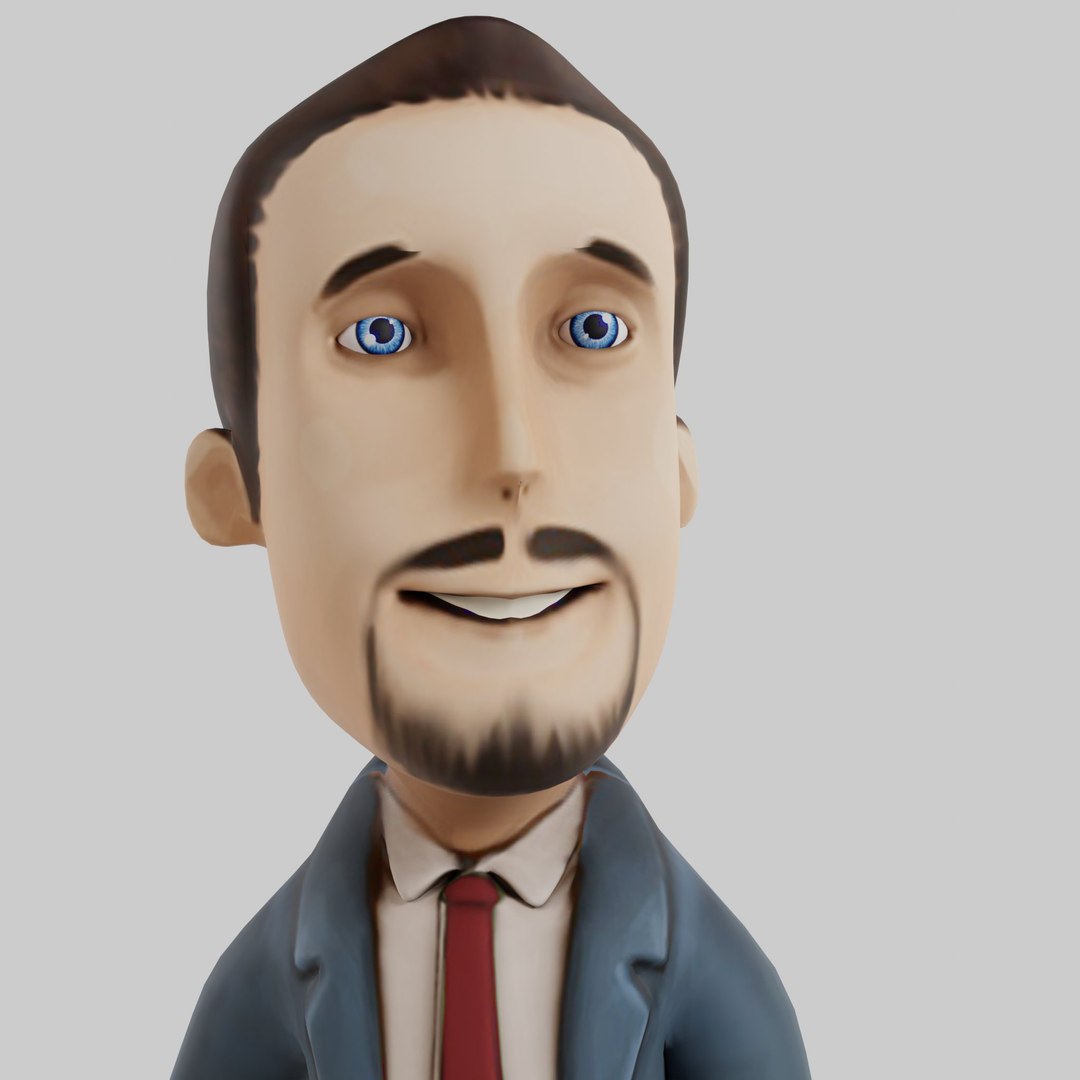 3D Cartoon Manager - TurboSquid 1961999