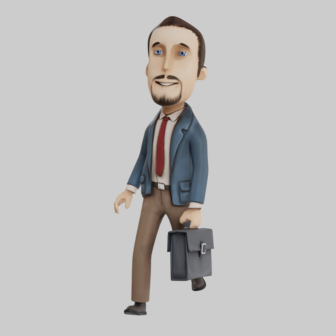 3D Cartoon Manager - TurboSquid 1961999