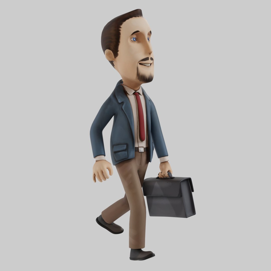 3D Cartoon Manager - TurboSquid 1961999