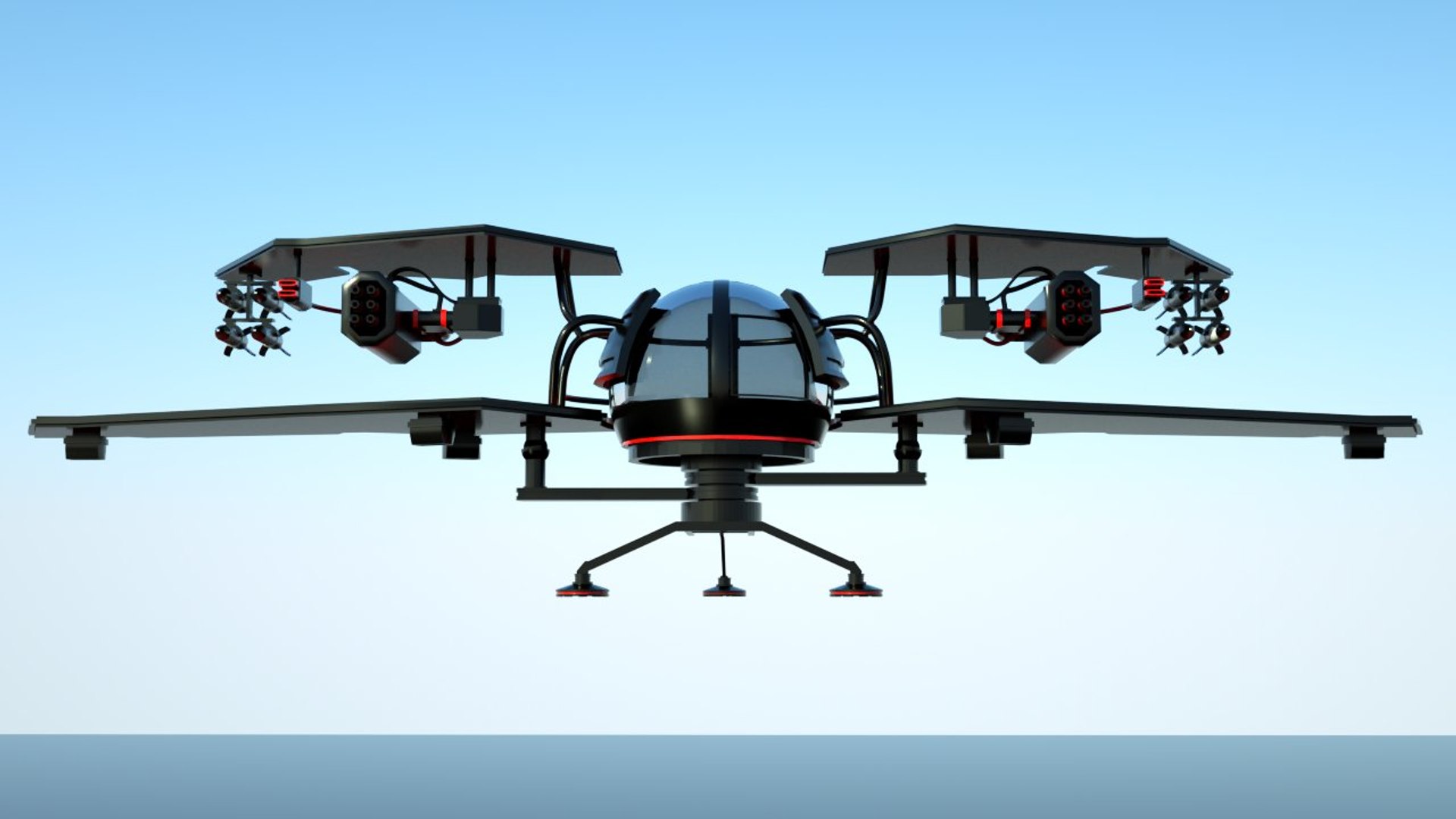 3d Aircraft V-tron 3000 Model