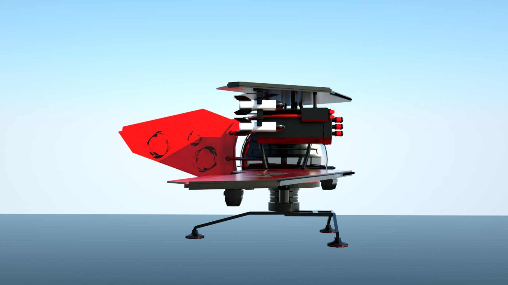 3d Aircraft V-tron 3000 Model