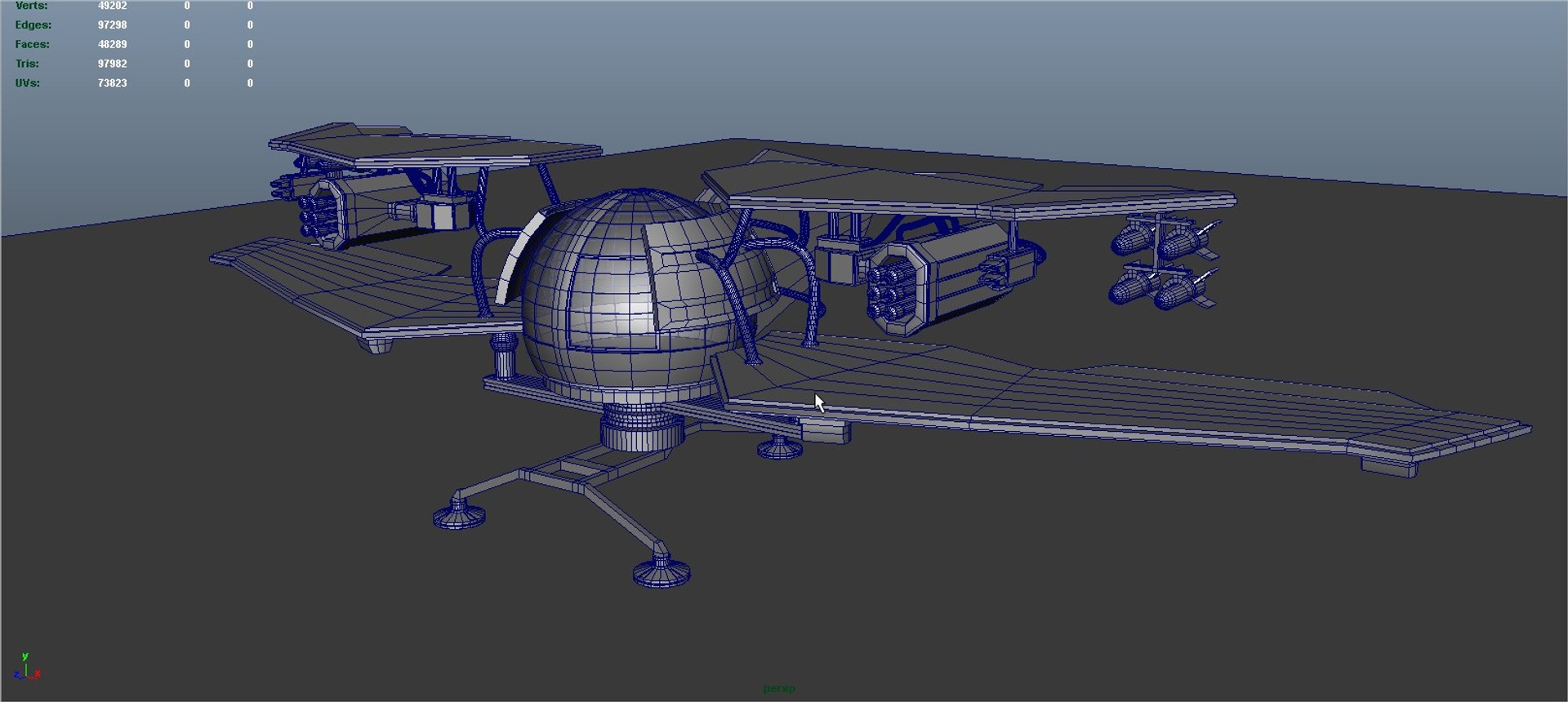 3d Aircraft V-tron 3000 Model