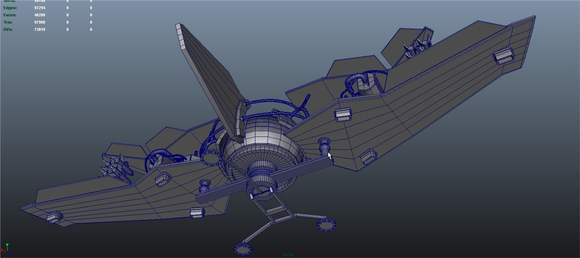 3d Aircraft V-tron 3000 Model