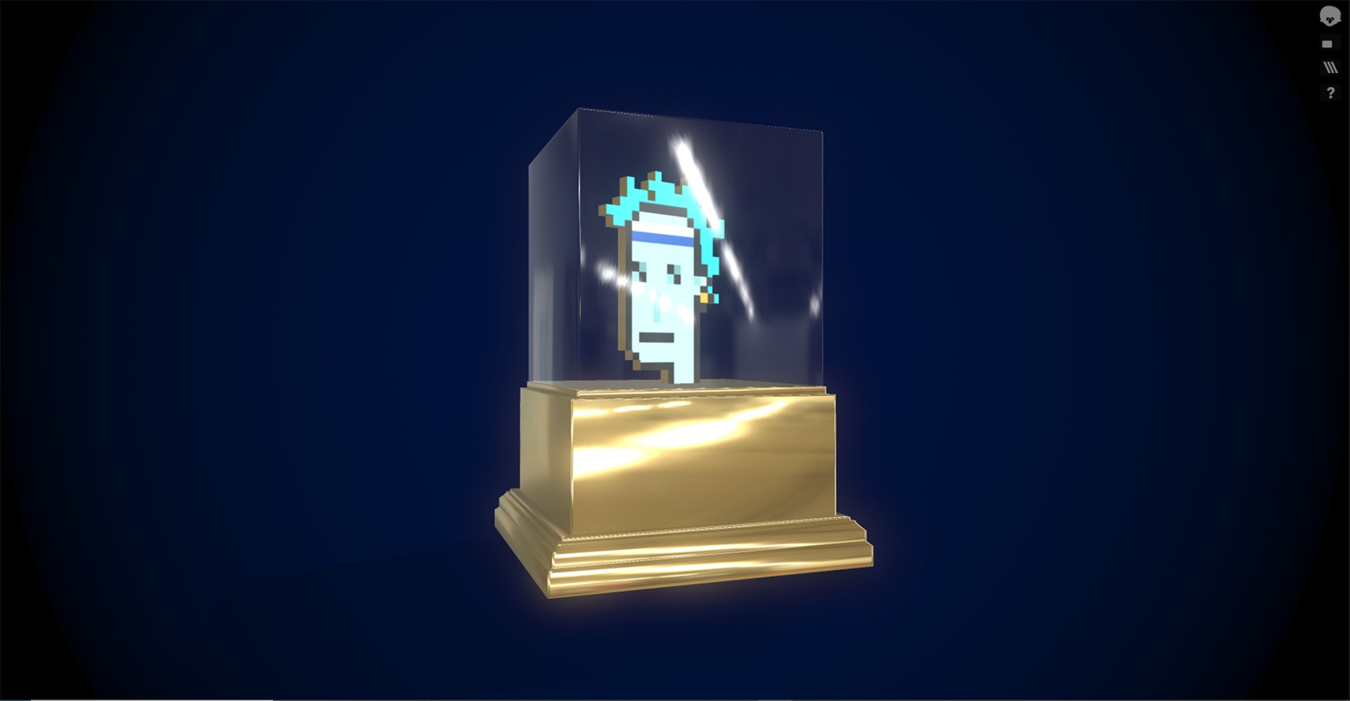 Gold Punk Low-poly Model - TurboSquid 1805955