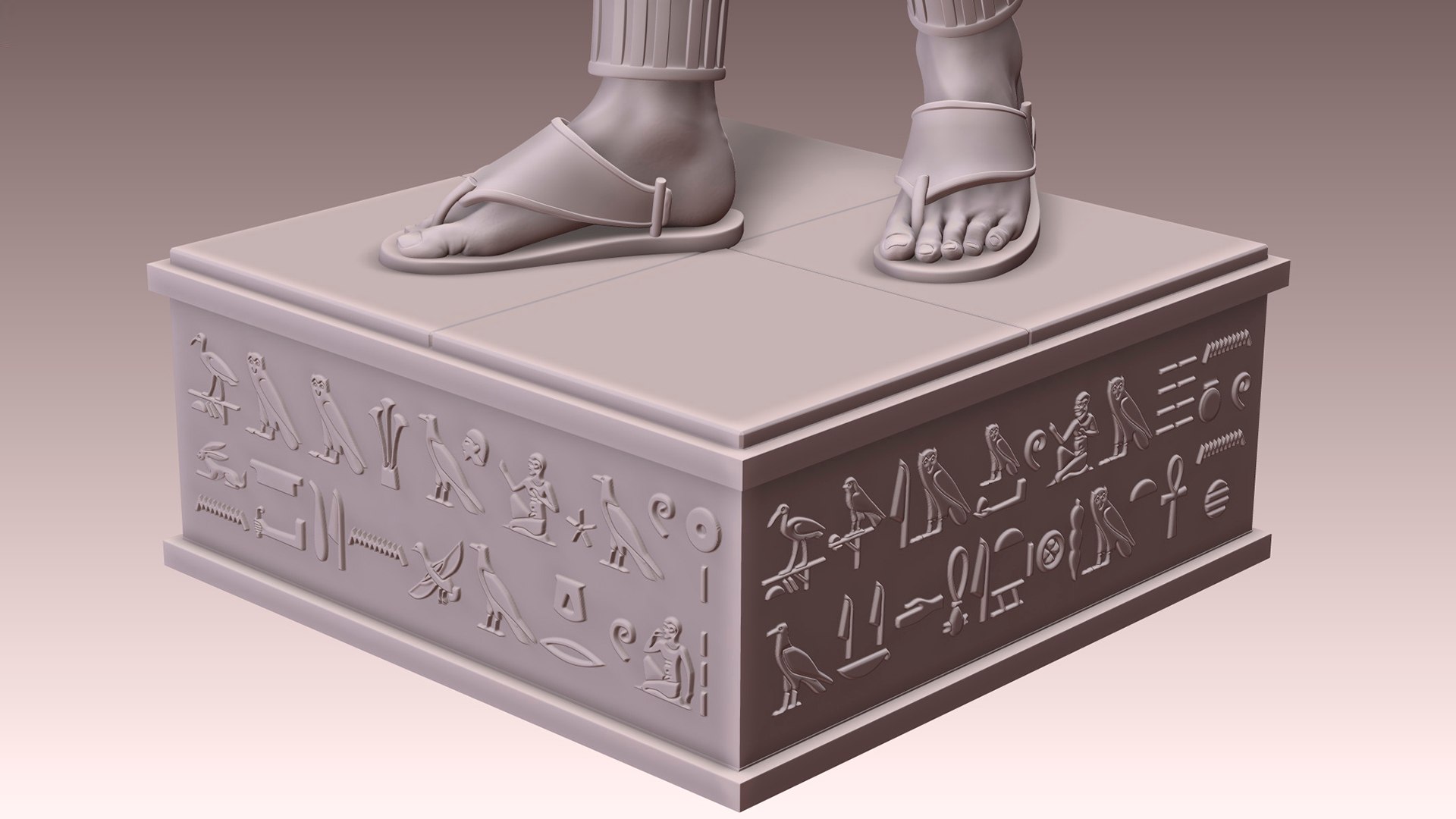 Statue Egyptian Deity Thoth Model - TurboSquid 2111758